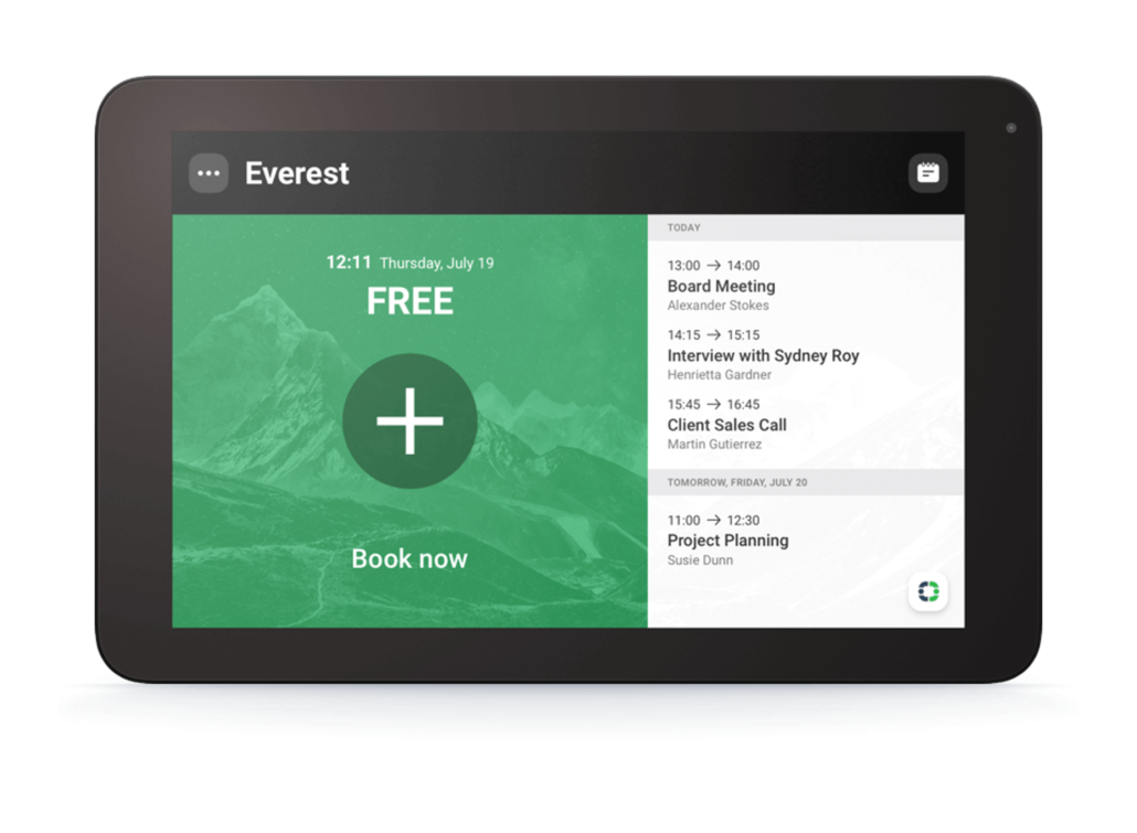 Meeting Room Display – Pro Reception